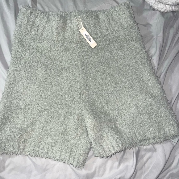 SKIMS | Shorts | Skims Cozy Knit Shorts In Aquamarine Size Sm | Poshmark
